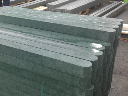 Recycled Mixed Plastic Fence Post with Round Head 90 x 90 Education